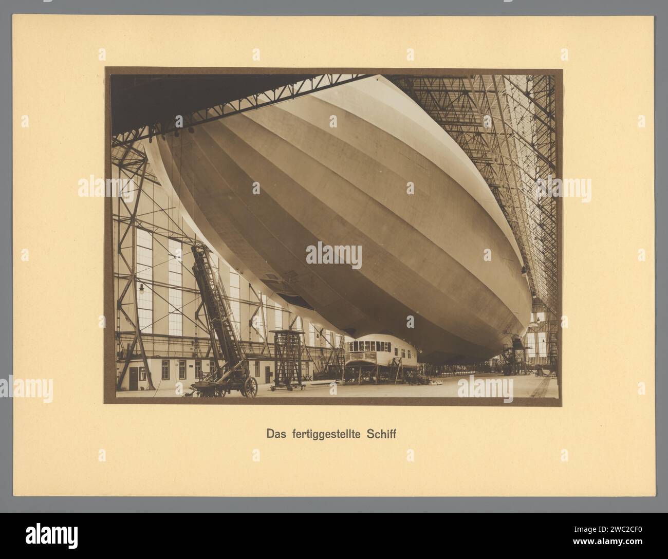 The completed Zeppelin, Anonymous, 1924 photograph The completed ...