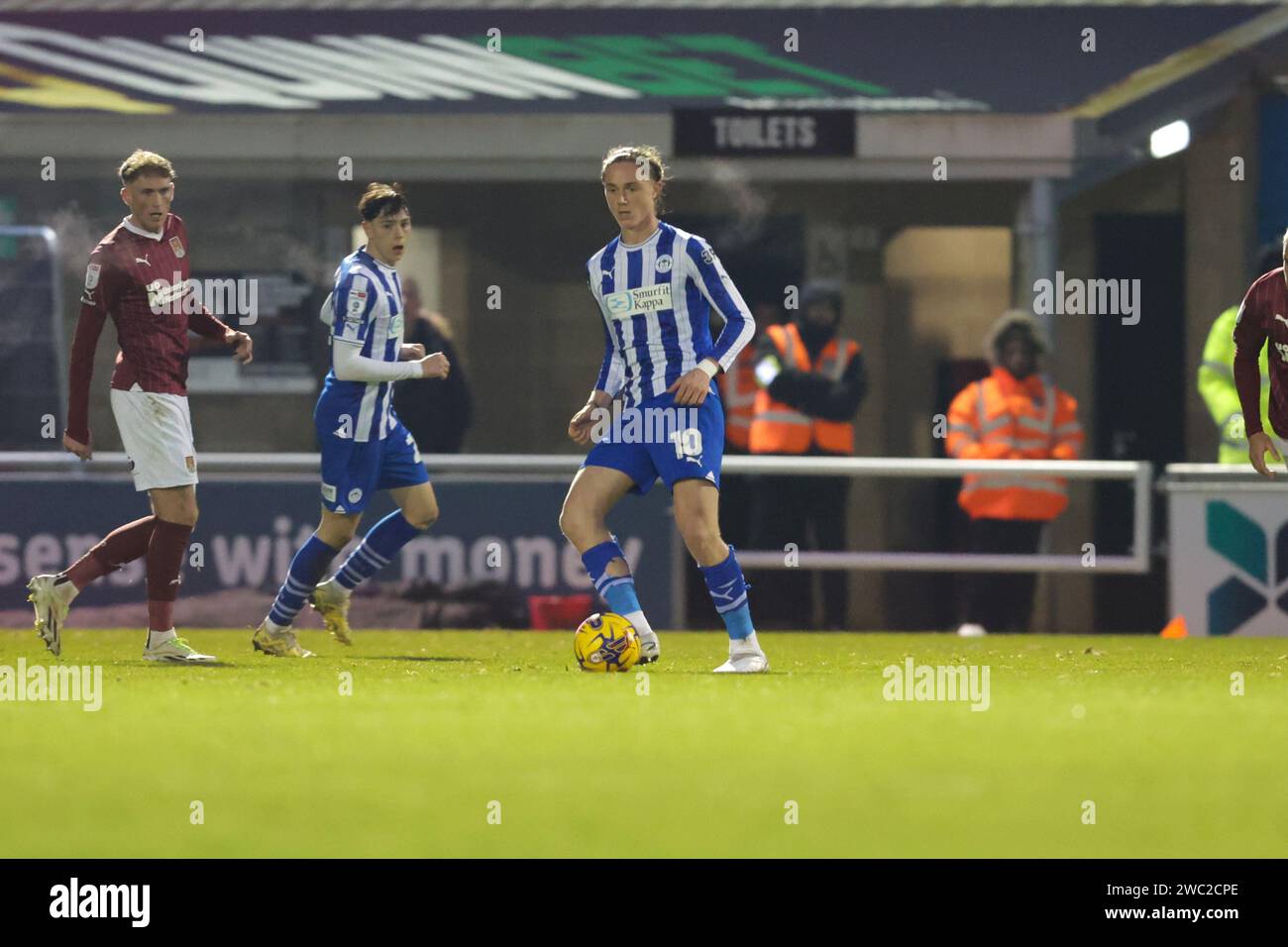 Wigan Athletic's Thelo Aasgaard during the second half of the Sky Bet ...