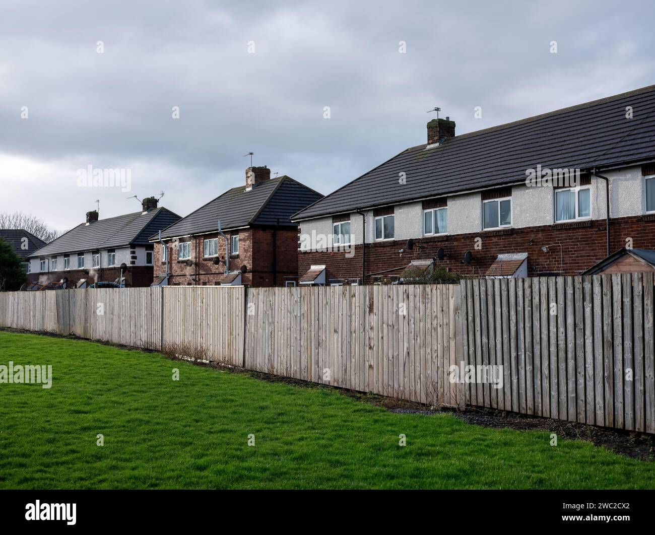Social housing in Hartlepool, north east England Stock Photo - Alamy