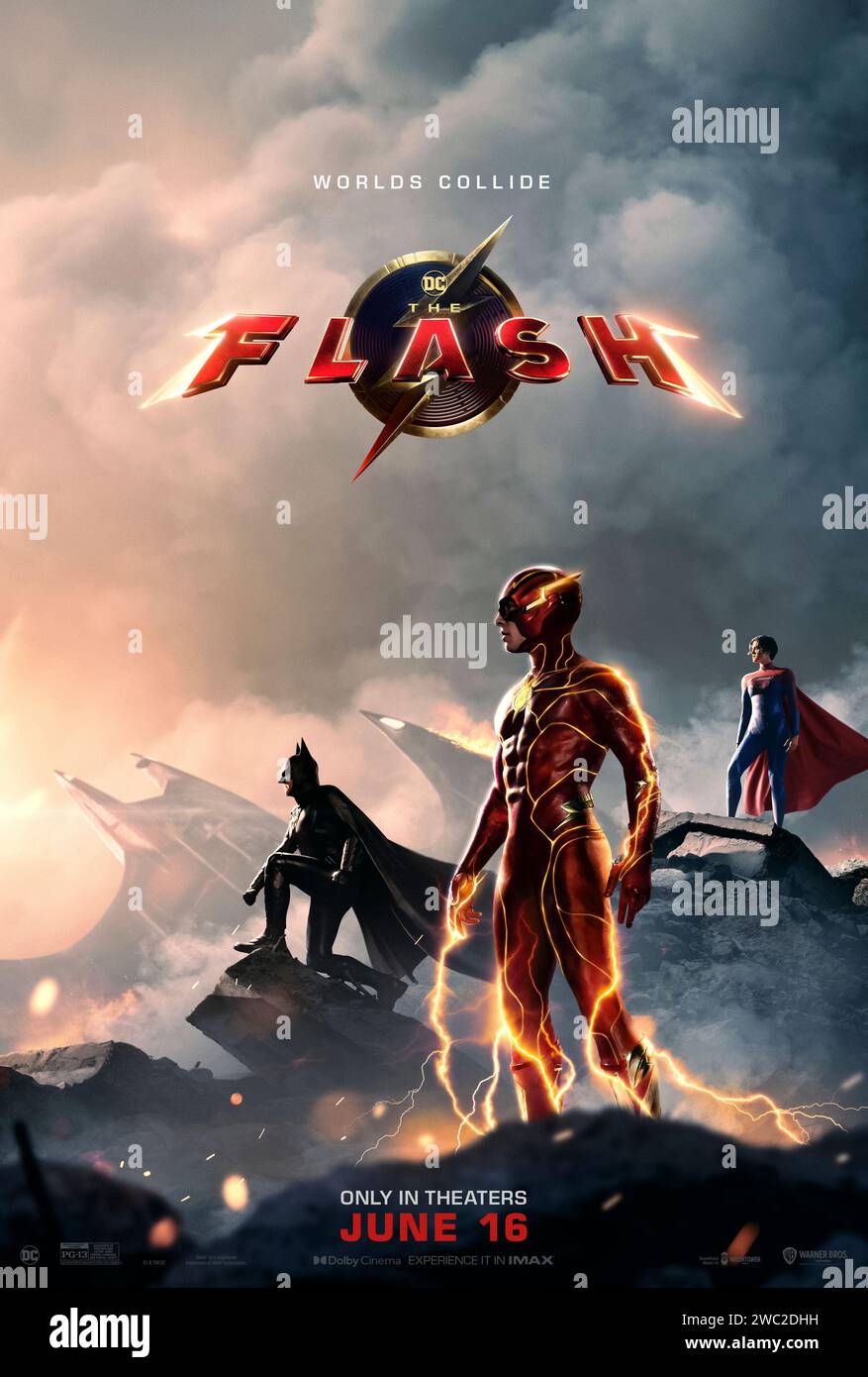 The flash 2023 michael keaton hi-res stock photography and images - Alamy