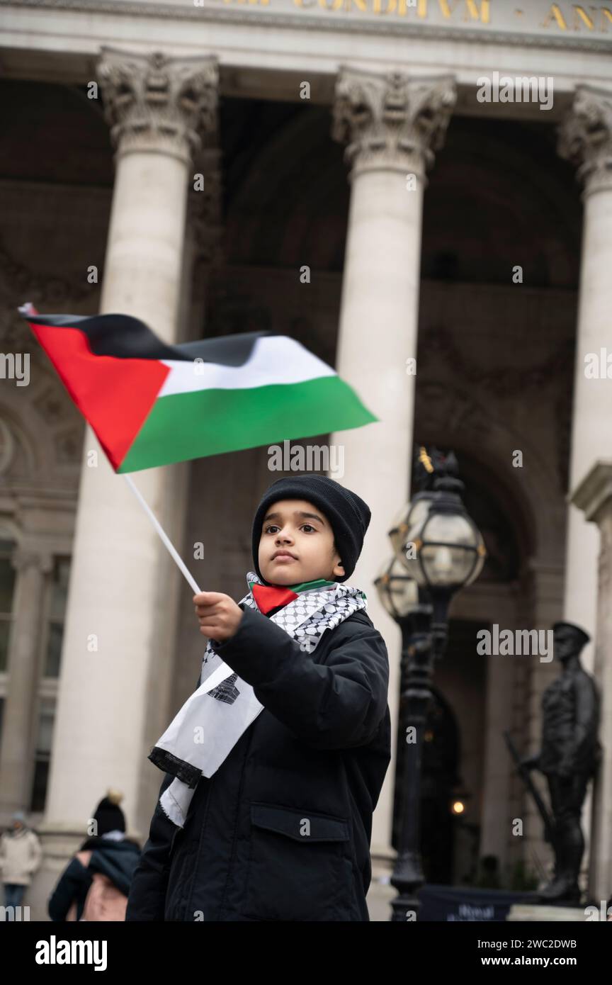 January 13th 2024. Hundreds of thousands of protestors assemble at Bank ...