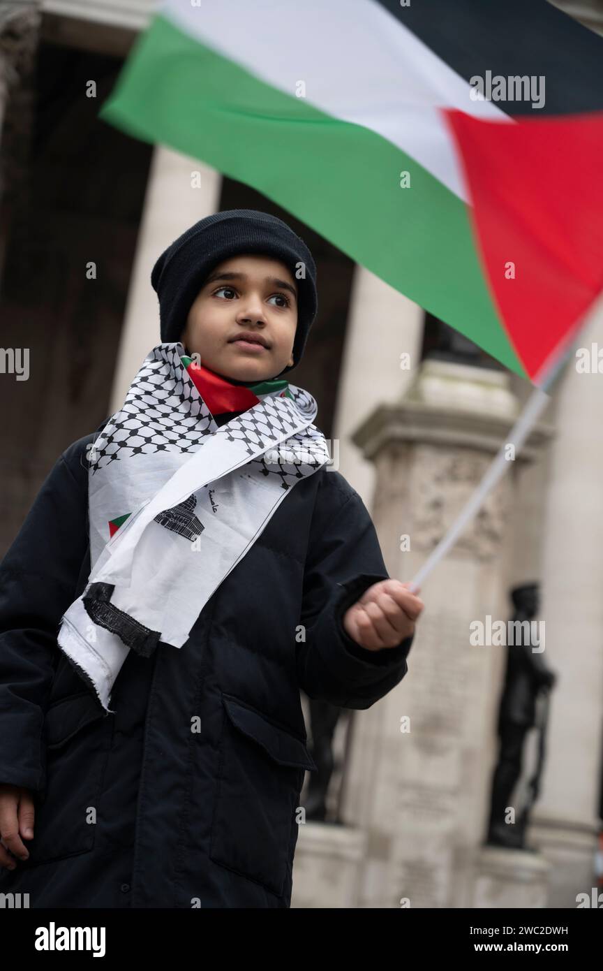 January 13th 2024. Hundreds of thousands of protestors assemble at Bank ...