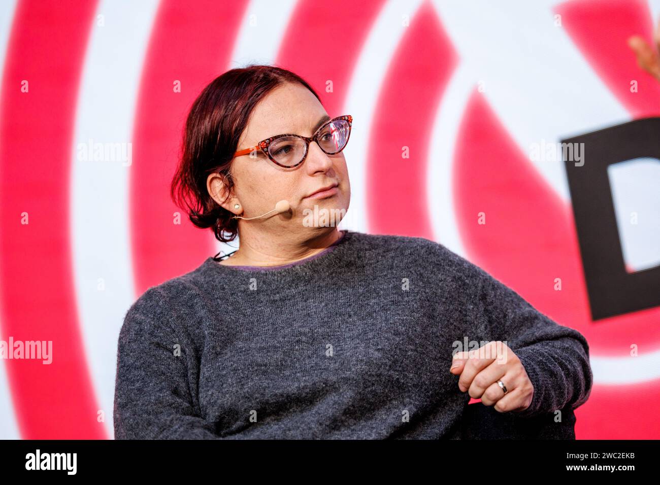 Munich, Germany. 13th Jan, 2024. Ina Fried, American journalist for ...