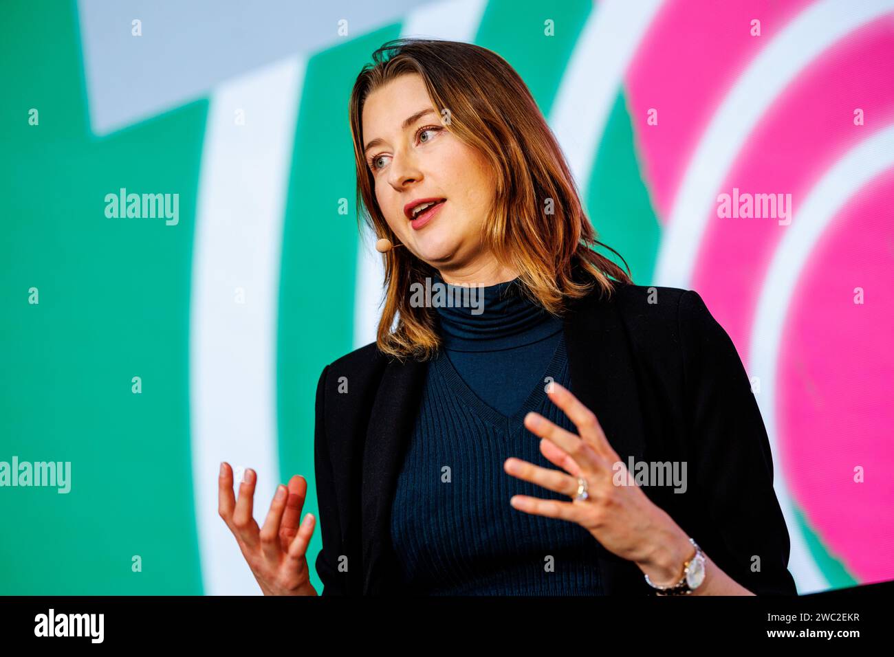 Munich, Germany. 13th Jan, 2024. Alissa Baier-Lentz, Kintra Fibers ...