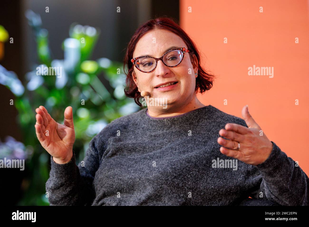 Munich, Germany. 13th Jan, 2024. Ina Fried, American journalist for ...