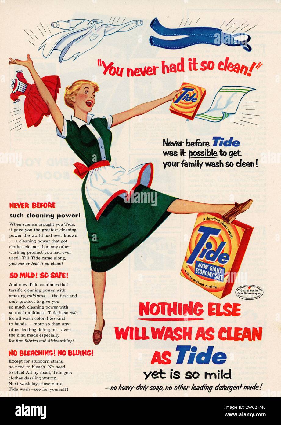 Tide Detergent Powder Advertisements