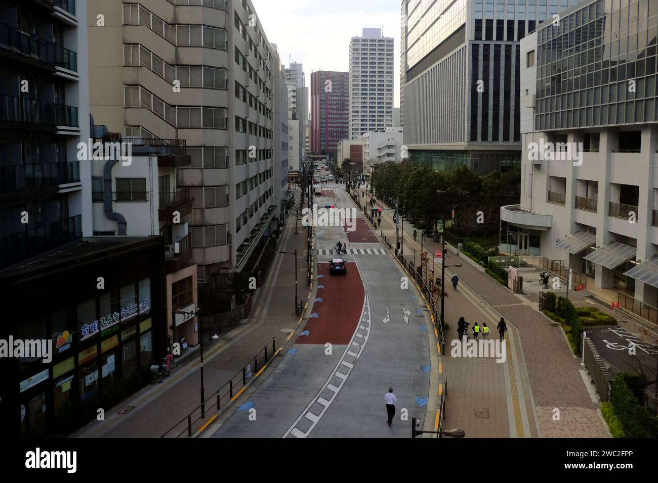 Tokyo, Japan. 10th Jan, 2024. Land prices in Tokyo's Minato Ward are ...