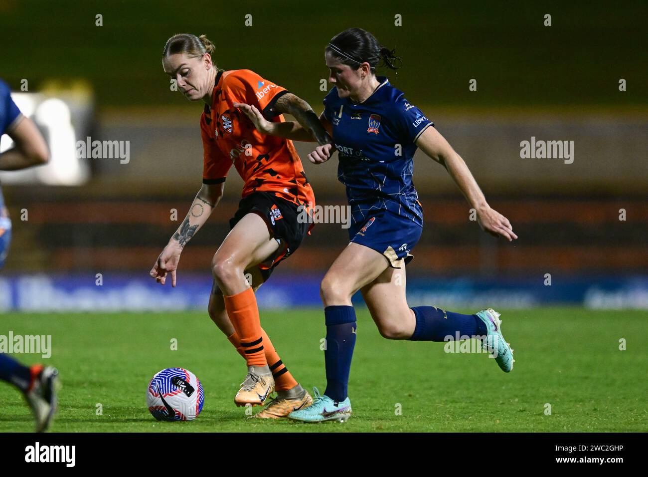 Lilyfield, Australia. 13th Jan, 2024. Leah Elizabeth Scarpelli (L) of ...