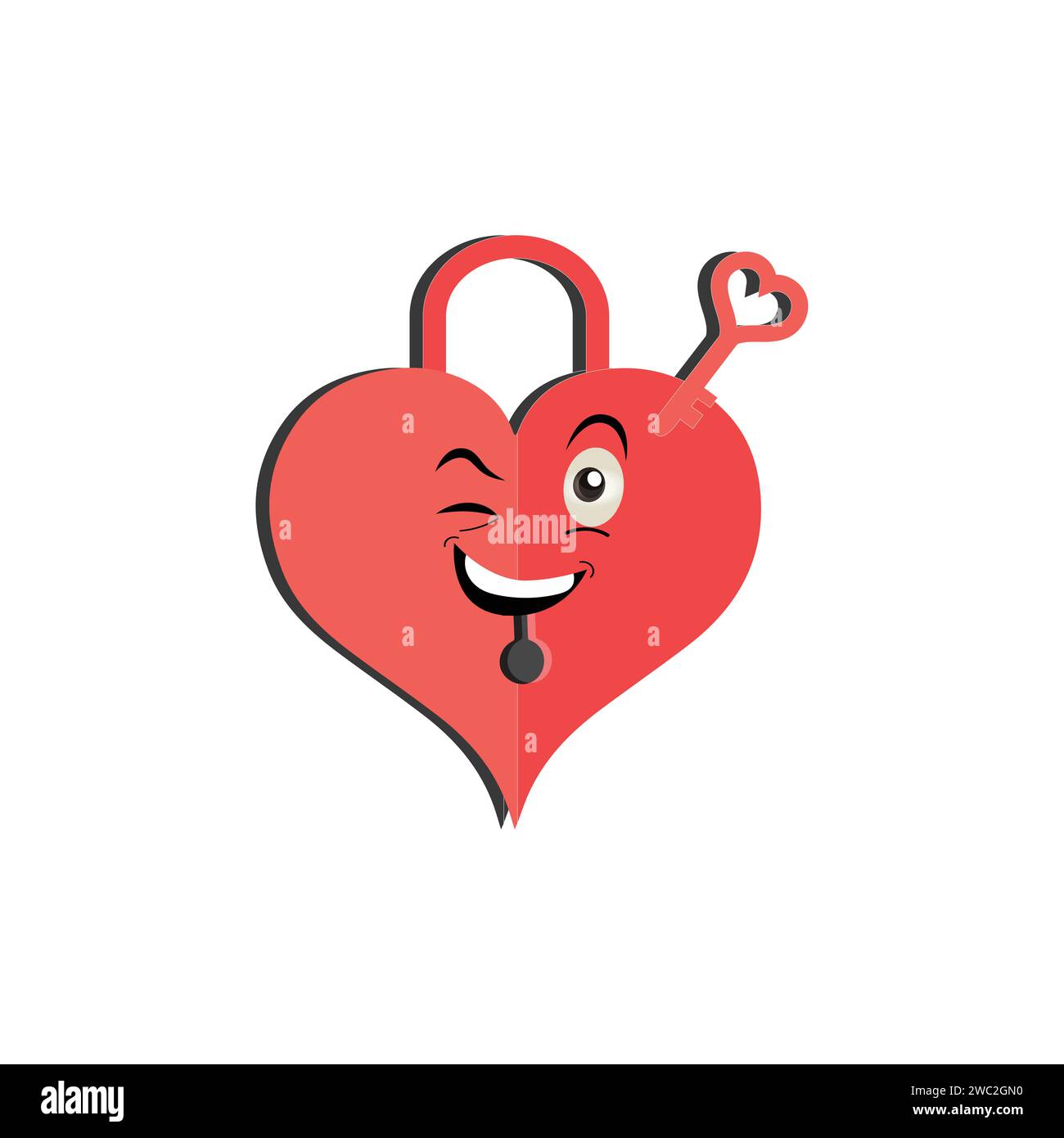 Heart funny cartoon character different pose. Cartoon red heart ...