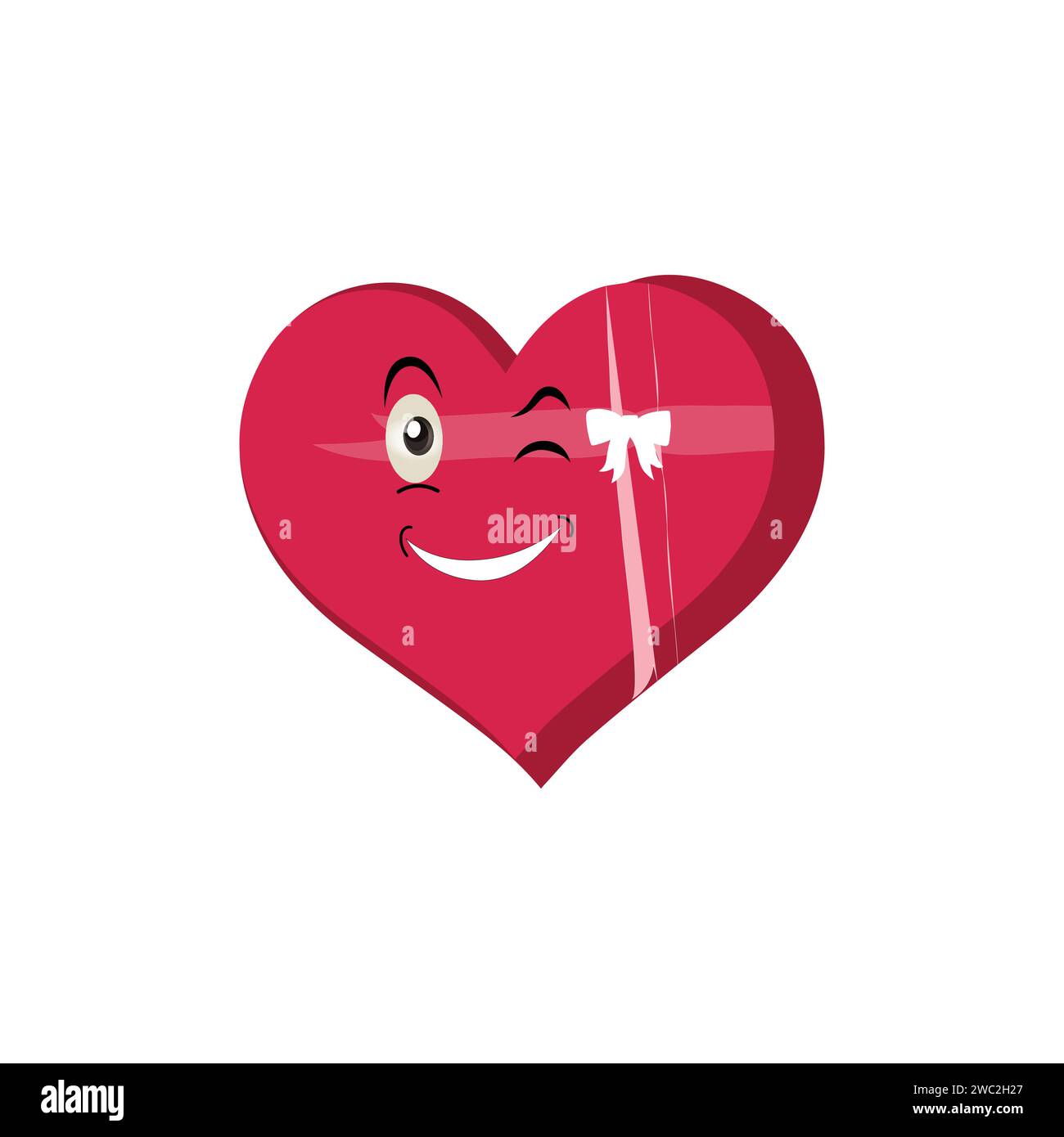 Heart funny cartoon character different pose. Cartoon red heart ...