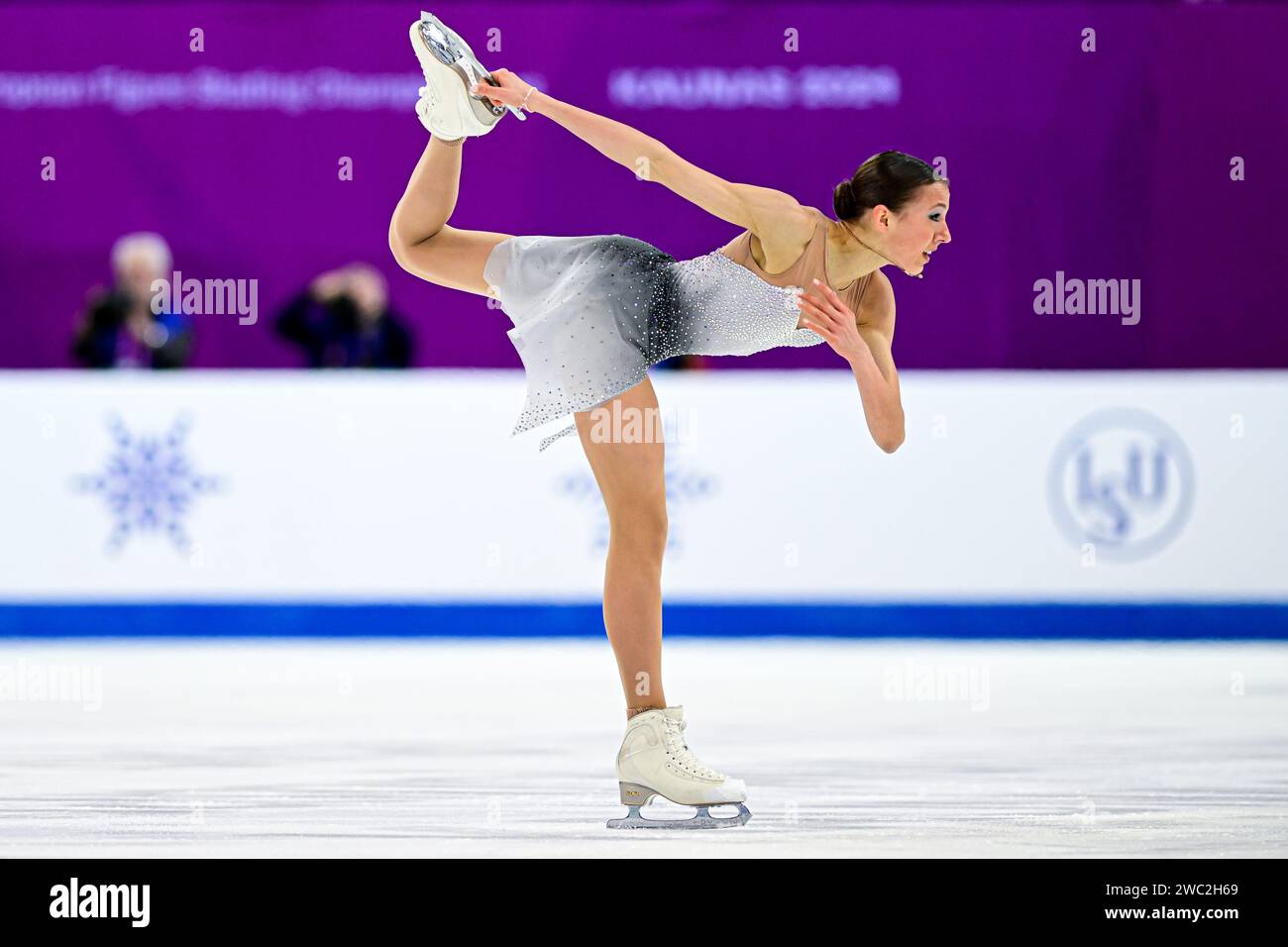 Livia KAISER (SUI), during Women Free Skating, at the ISU European ...