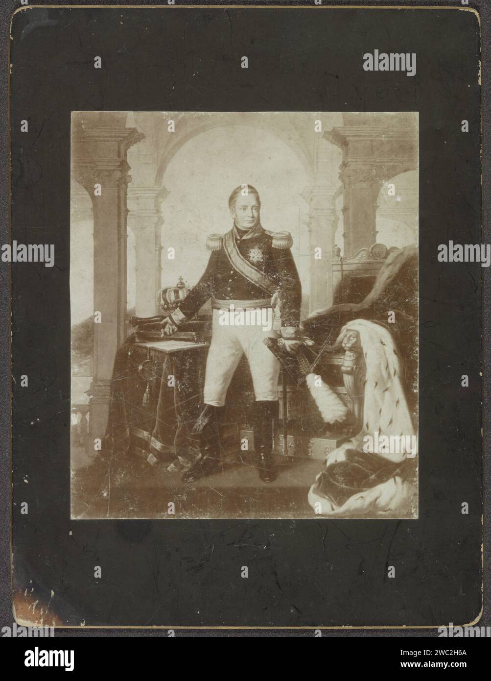 Portrait of King William I after painting, c. 1849 - c. 1920 photograph ...