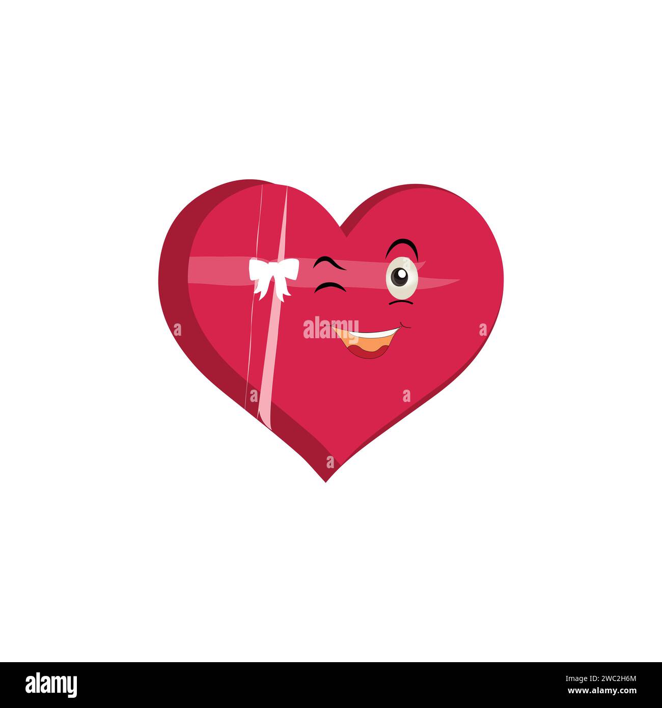 Heart funny cartoon character different pose. Cartoon red heart ...