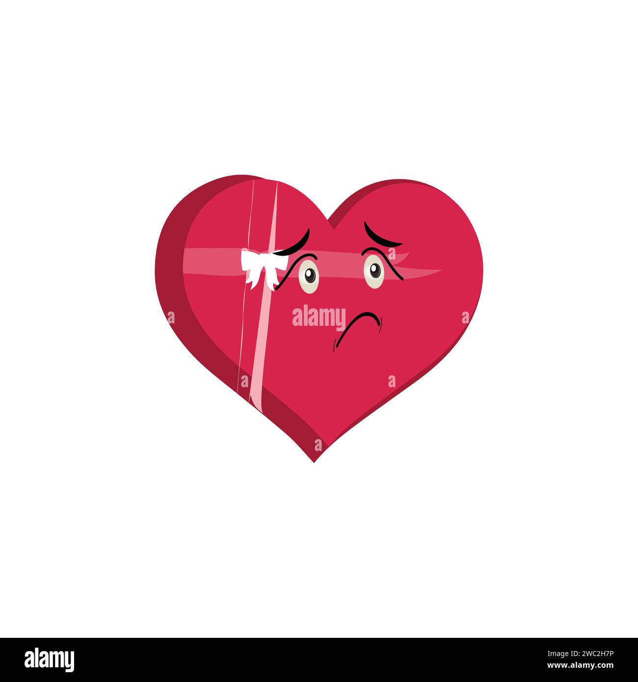 Heart funny cartoon character different pose. Cartoon red heart ...