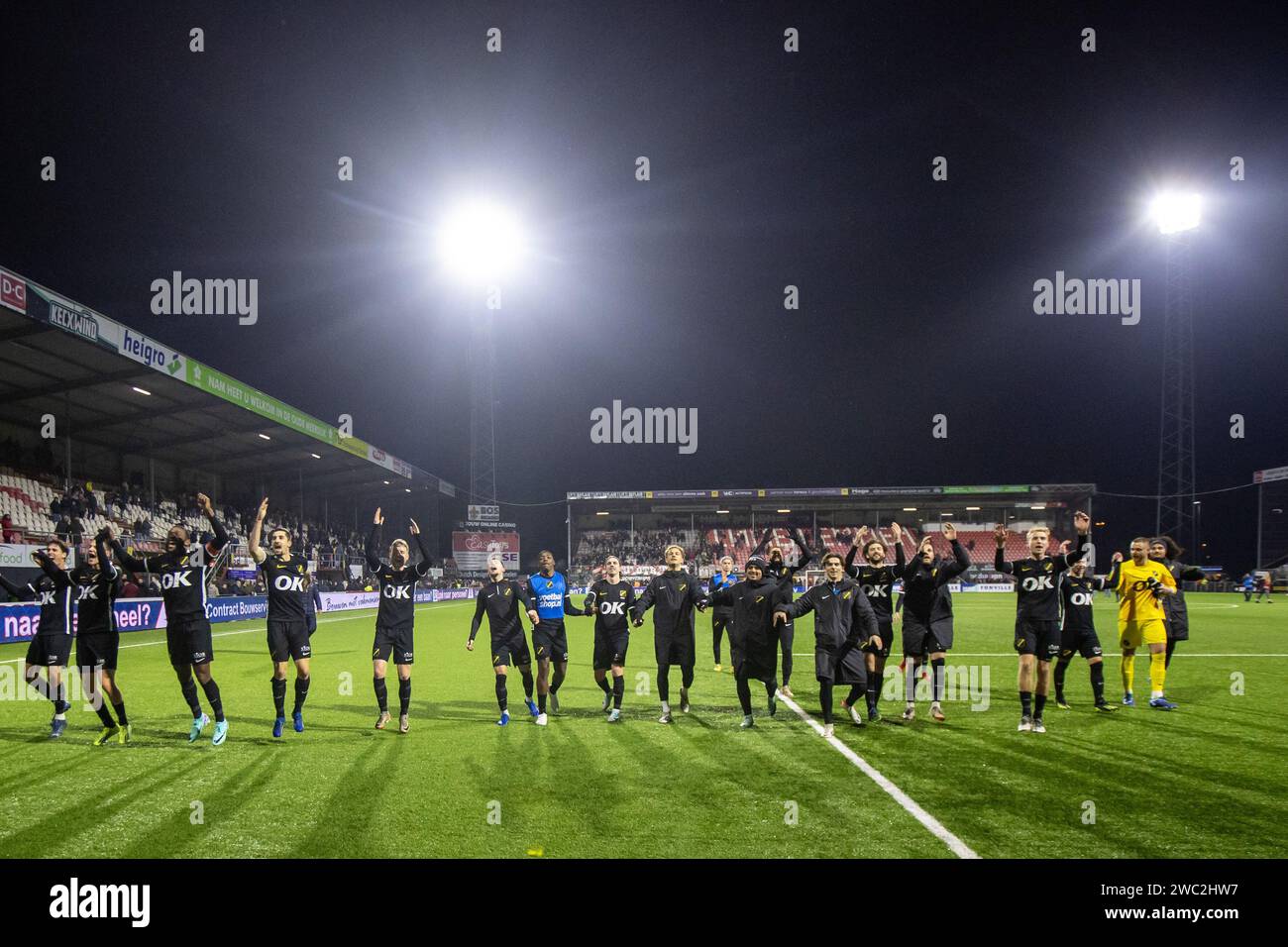 Emmen, Netherlands. 13th Jan, 2024. EMMEN, Stadium Oude Meerdijk, 13-01-2024, season 2023/2024 ...