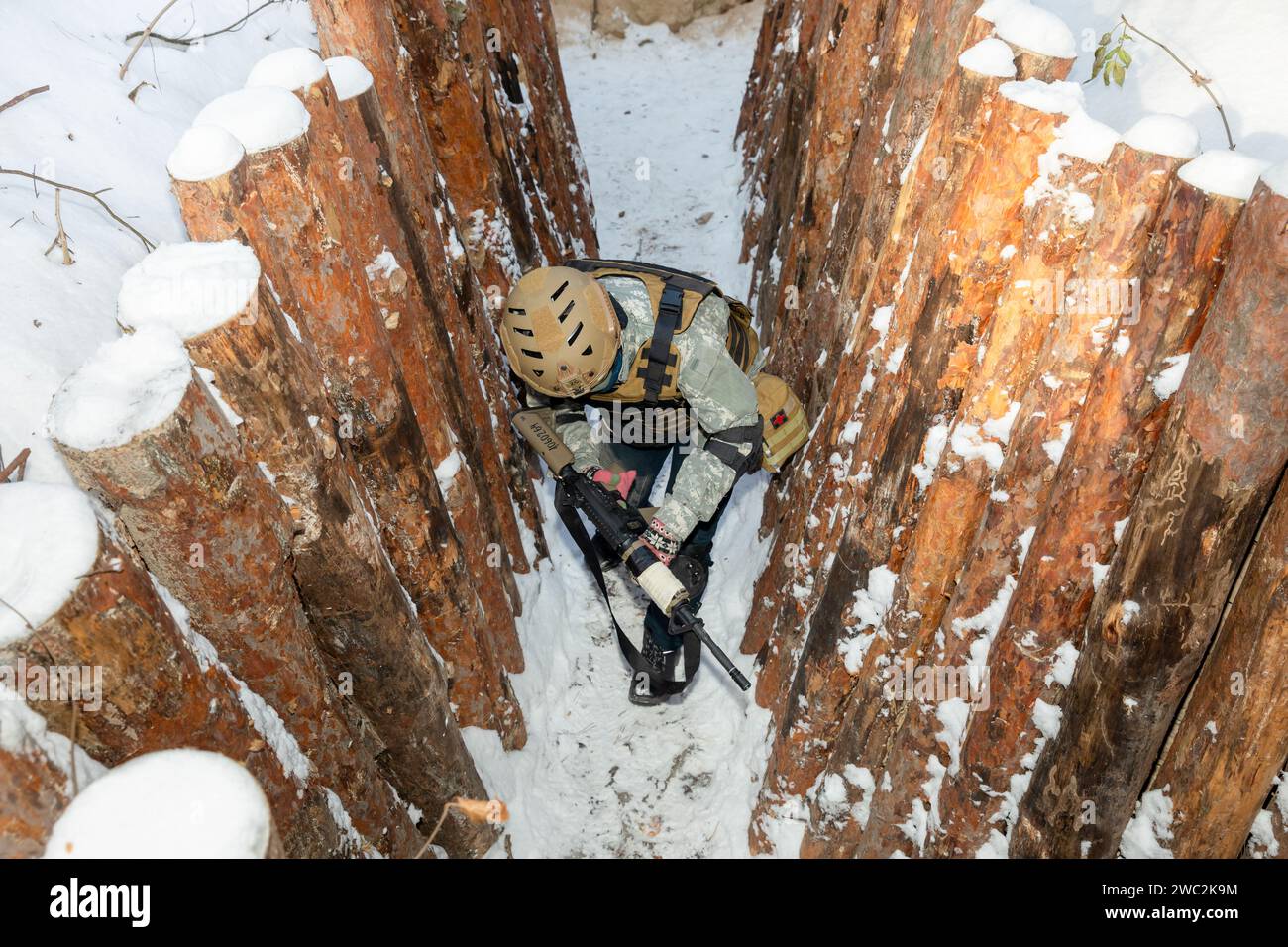 Trench practice hi-res stock photography and images - Alamy