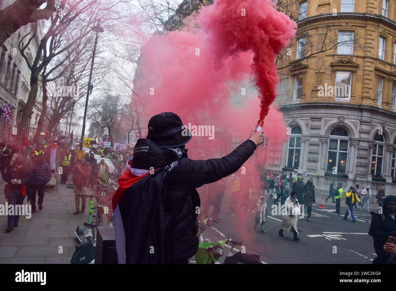 London, UK. 13th January 2024. Thousands of people marched in ...