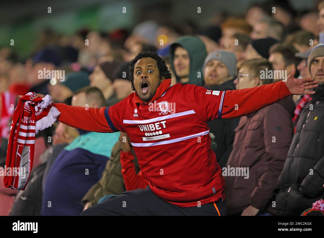 The Den, Bermondsey, London, UK. 13th Jan, 2024. EFL Championship ...