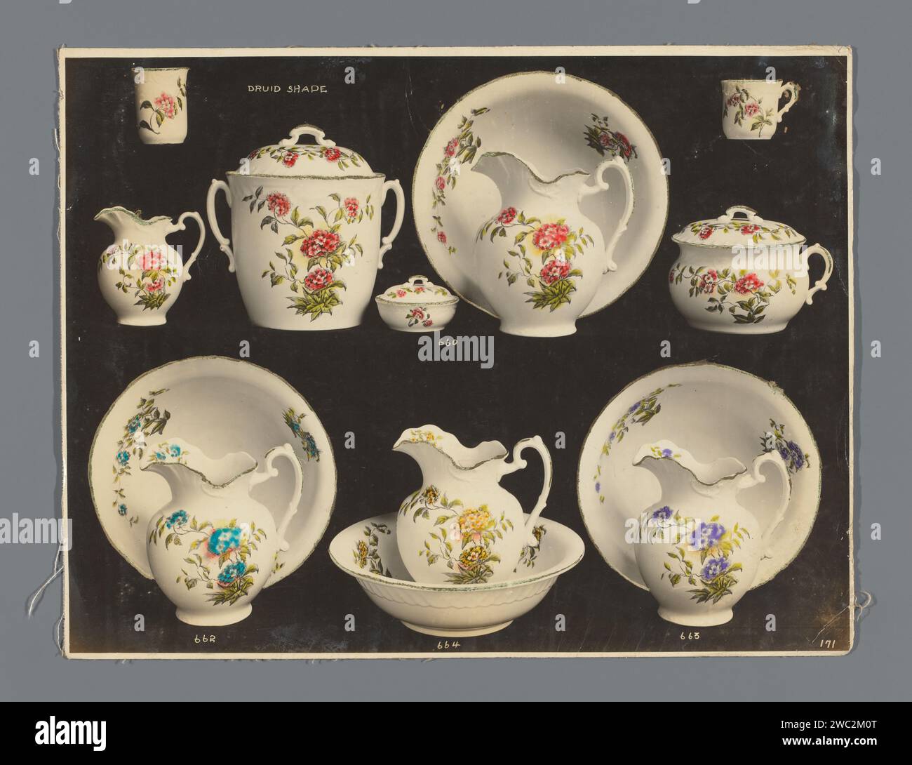 Advertising photo with dinnerware and kitchen utensils of the company C ...