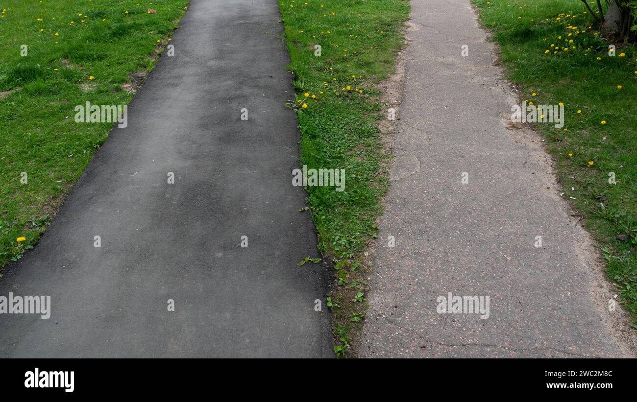 Green sidewalks hi-res stock photography and images - Alamy