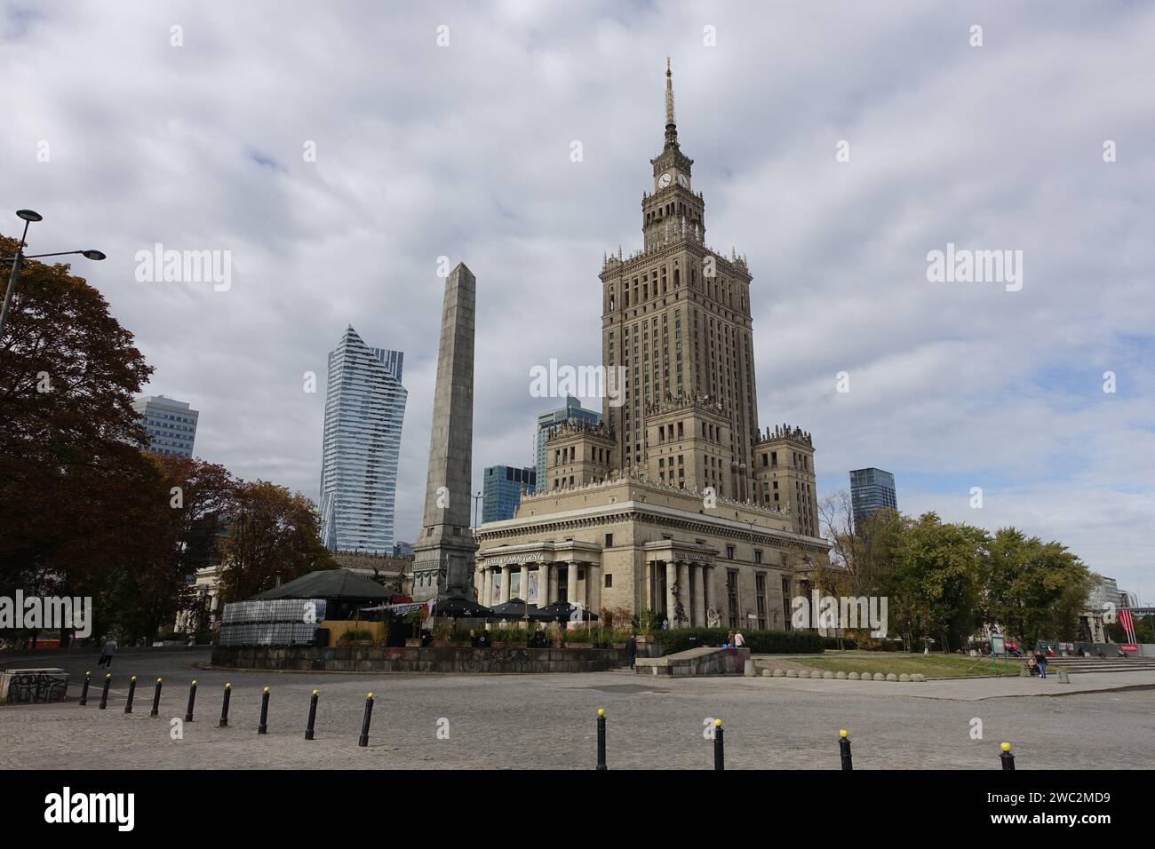 Poland, Warsaw, Palace of Culture, symbol of polish capital Stock Photo ...