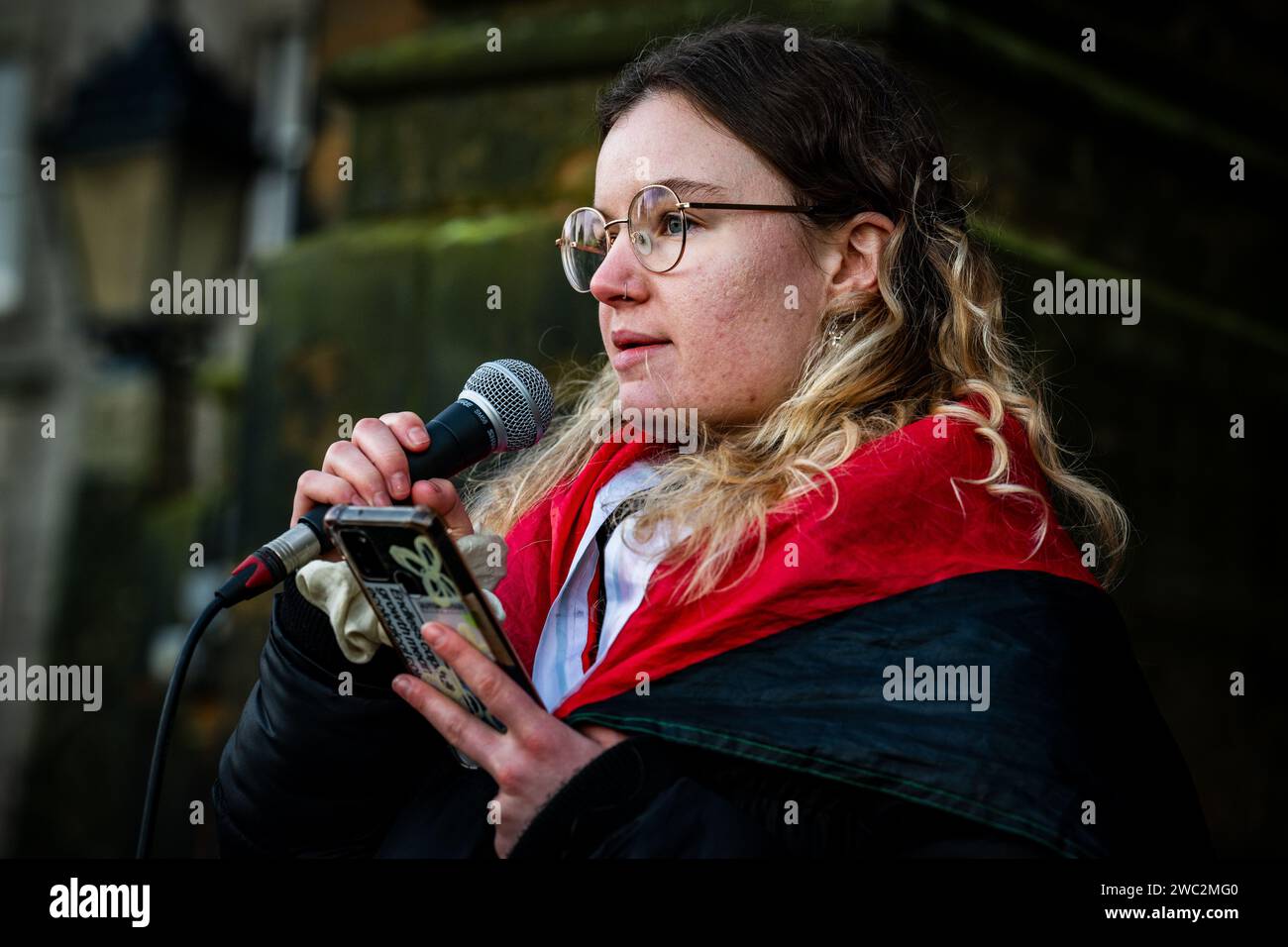 Scottish palestine solidarity campaign edinburgh 2024 hi-res stock ...