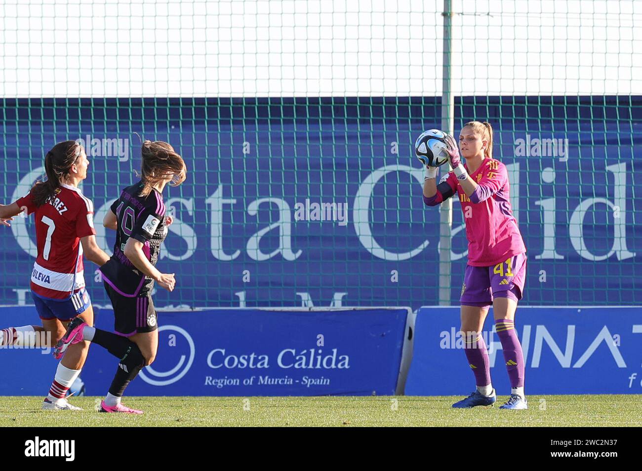 San Pedro Del Pinatar, Spain. 12th Jan, 2024. goalkeeper Anna Wellmann ...