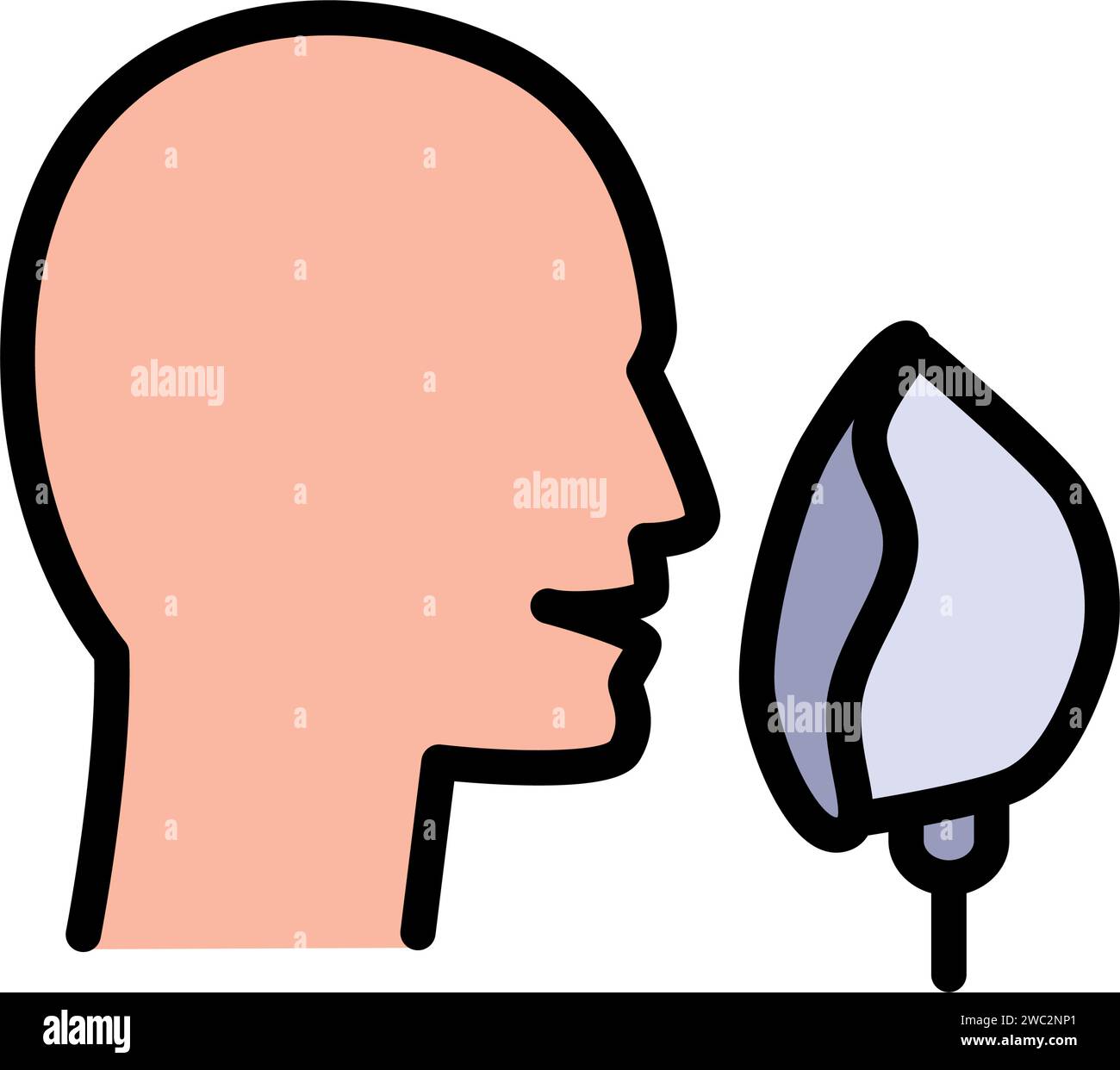 Nebulizer color icon. Simple sign from medical equipment collection ...