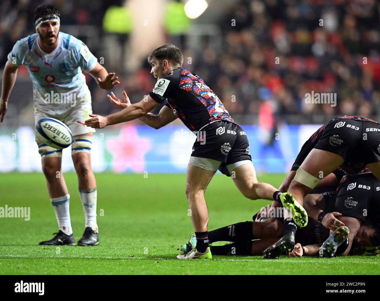 Ashton Gate, Bristol, UK. 13th Jan, 2024. Investec Champions Cup Rugby ...