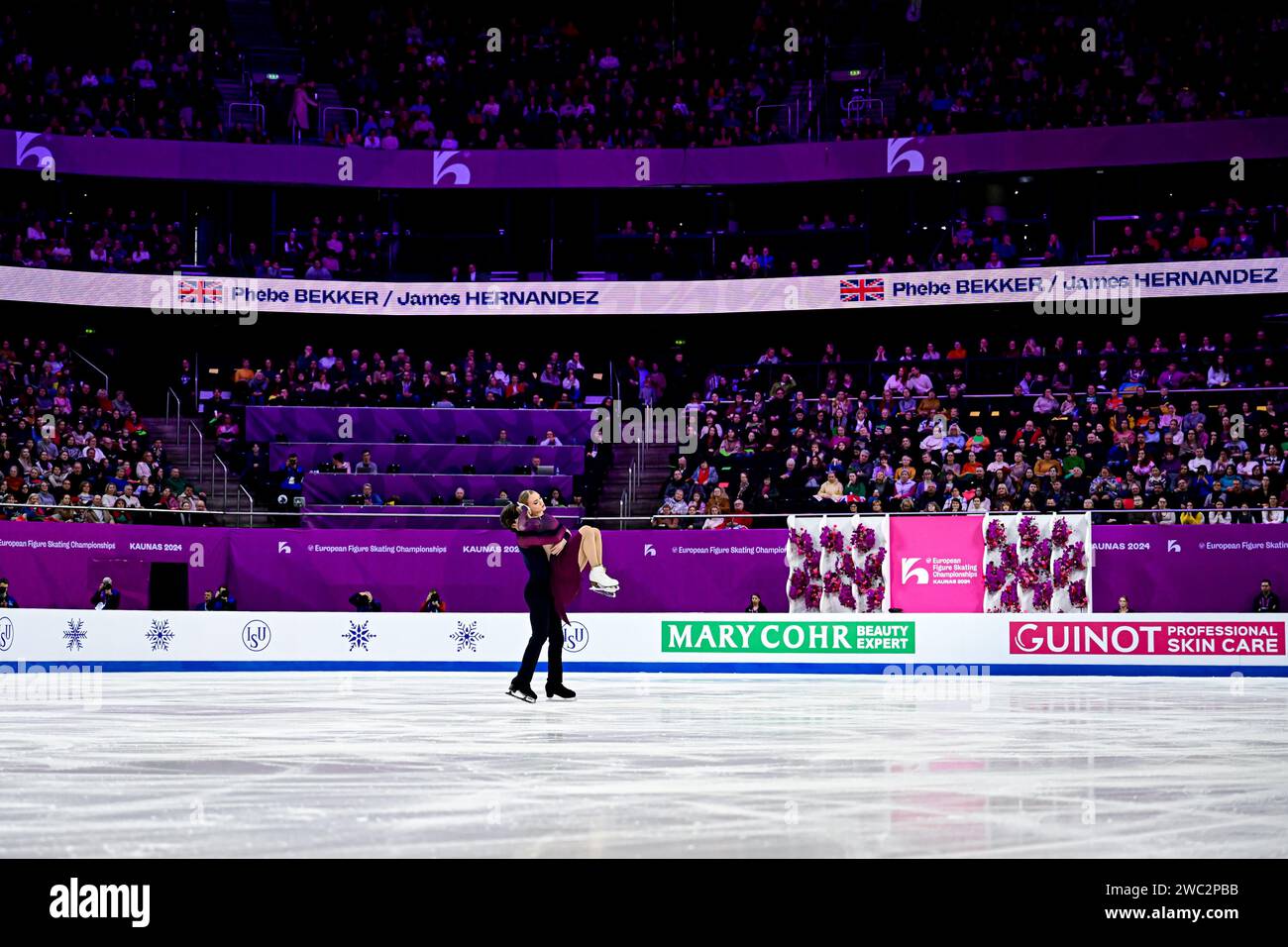 Phebe BEKKER & James HERNANDEZ (GBR), during Ice Dance Free Dance, at ...