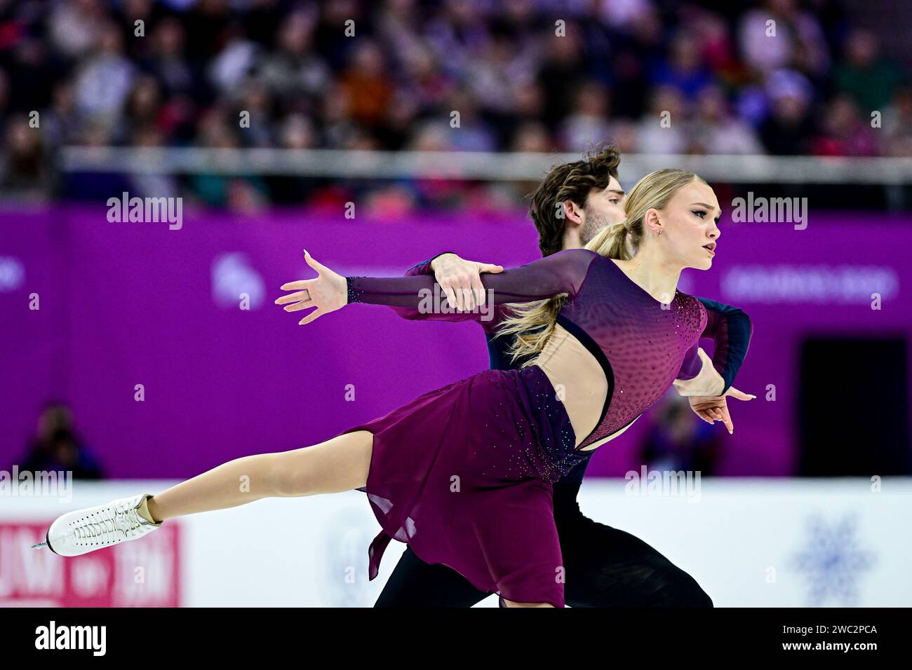 Phebe BEKKER & James HERNANDEZ (GBR), during Ice Dance Free Dance, at ...