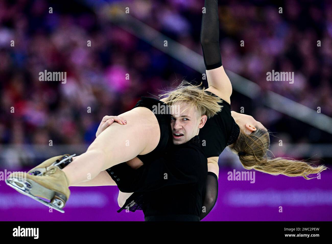 Mariia PINCHUK & Mykyta POGORIELOV (UKR), during Ice Dance Free Dance ...