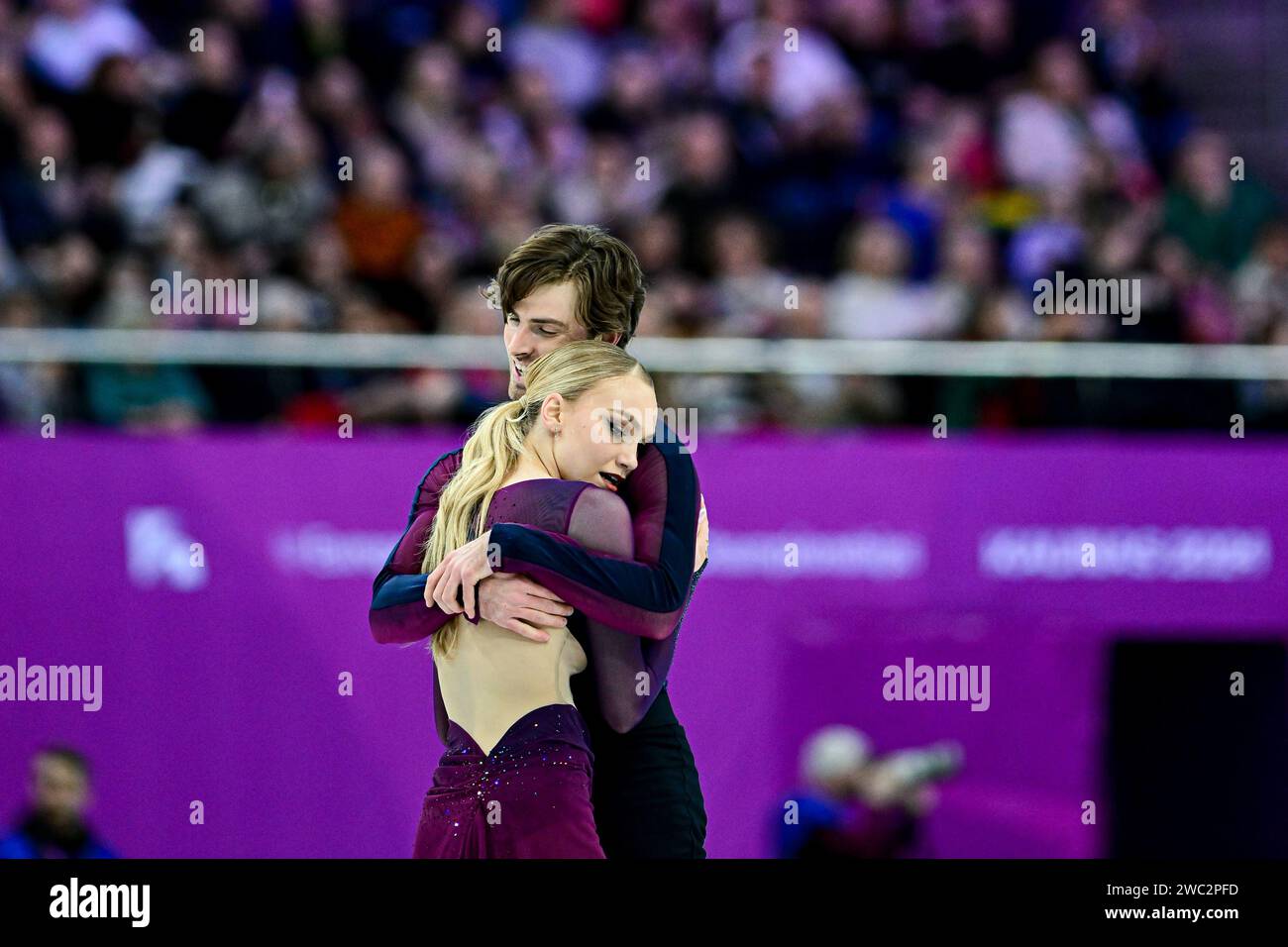 Phebe BEKKER & James HERNANDEZ (GBR), during Ice Dance Free Dance, at ...