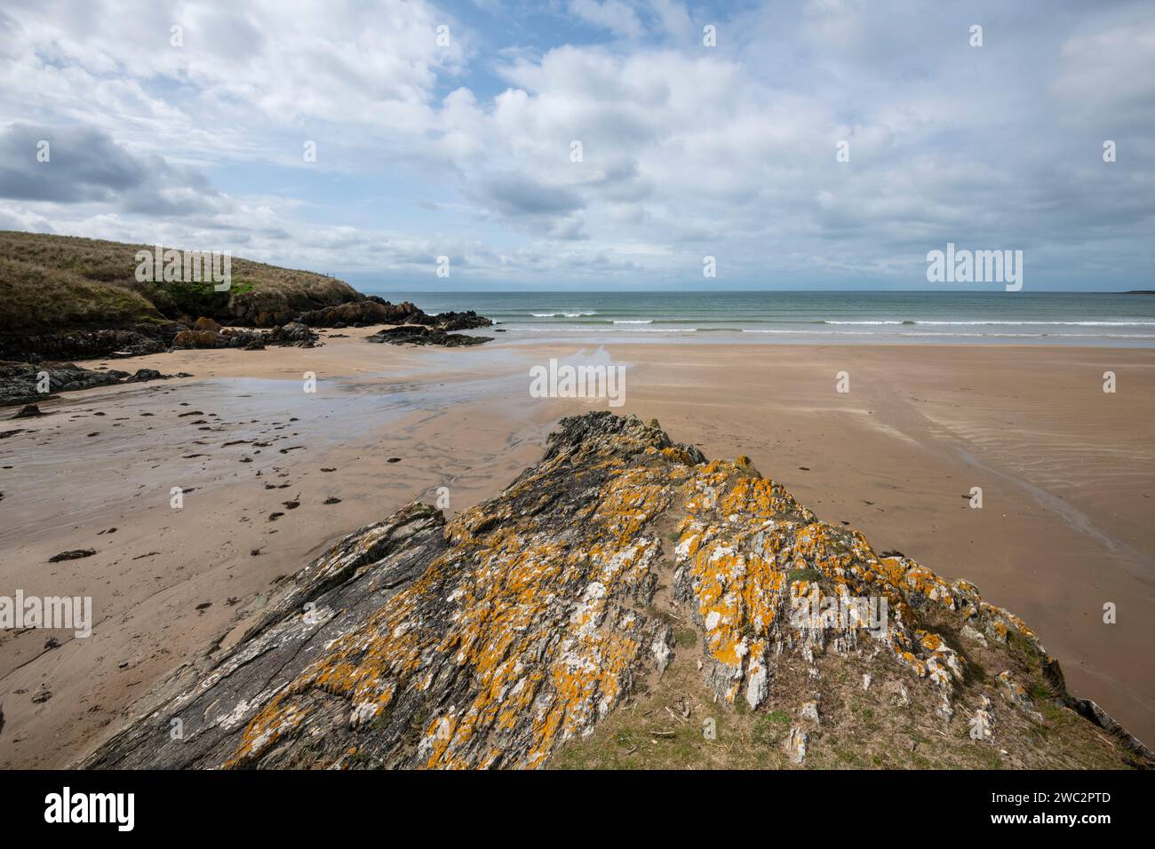 The beautiful beach at Aberffraw on the west coast of Anglesey, North ...