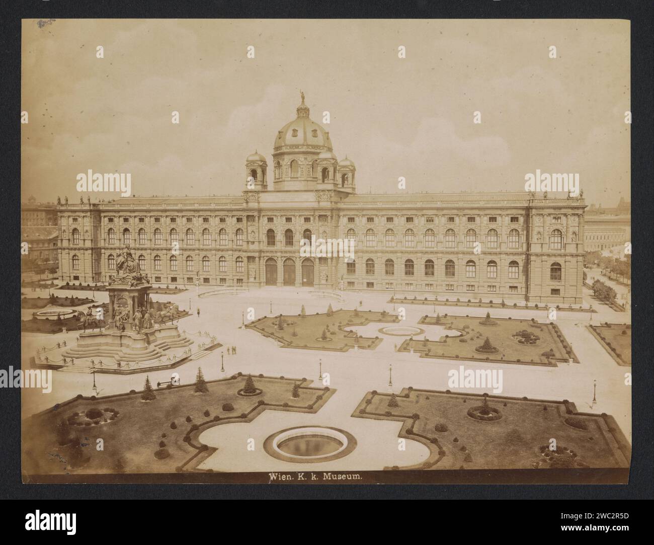 View of the Natural History Museum in Vienna, Austria, A. Wimmer ...