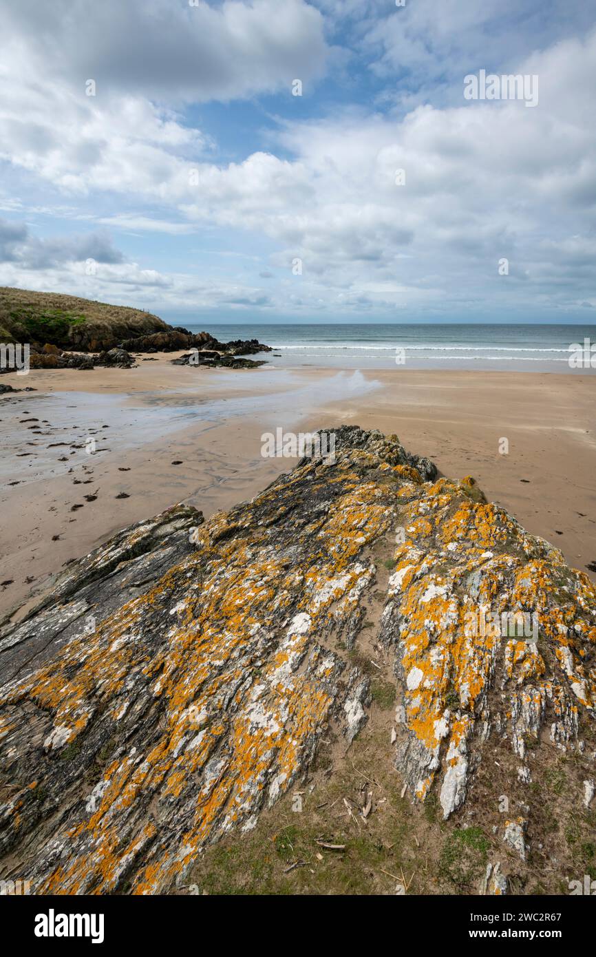 The beautiful beach at Aberffraw on the west coast of Anglesey, North ...