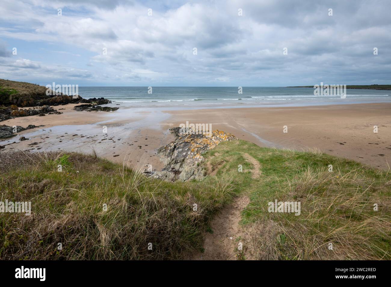 The beautiful beach at Aberffraw on the west coast of Anglesey, North ...