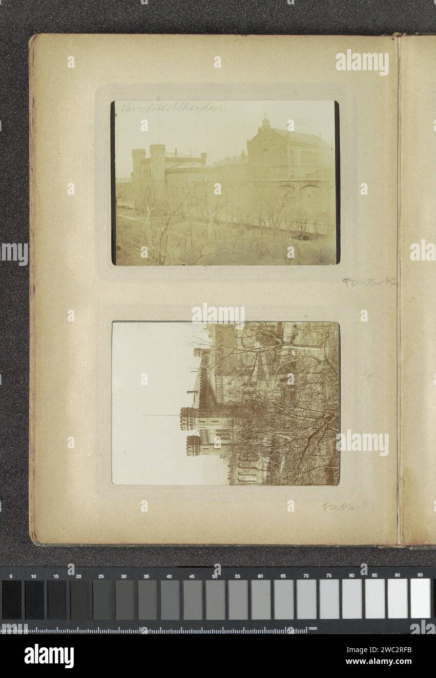 Exterior of the prison in Cassel-Wehlheidsen, Anonymous, c. 1890 - c ...