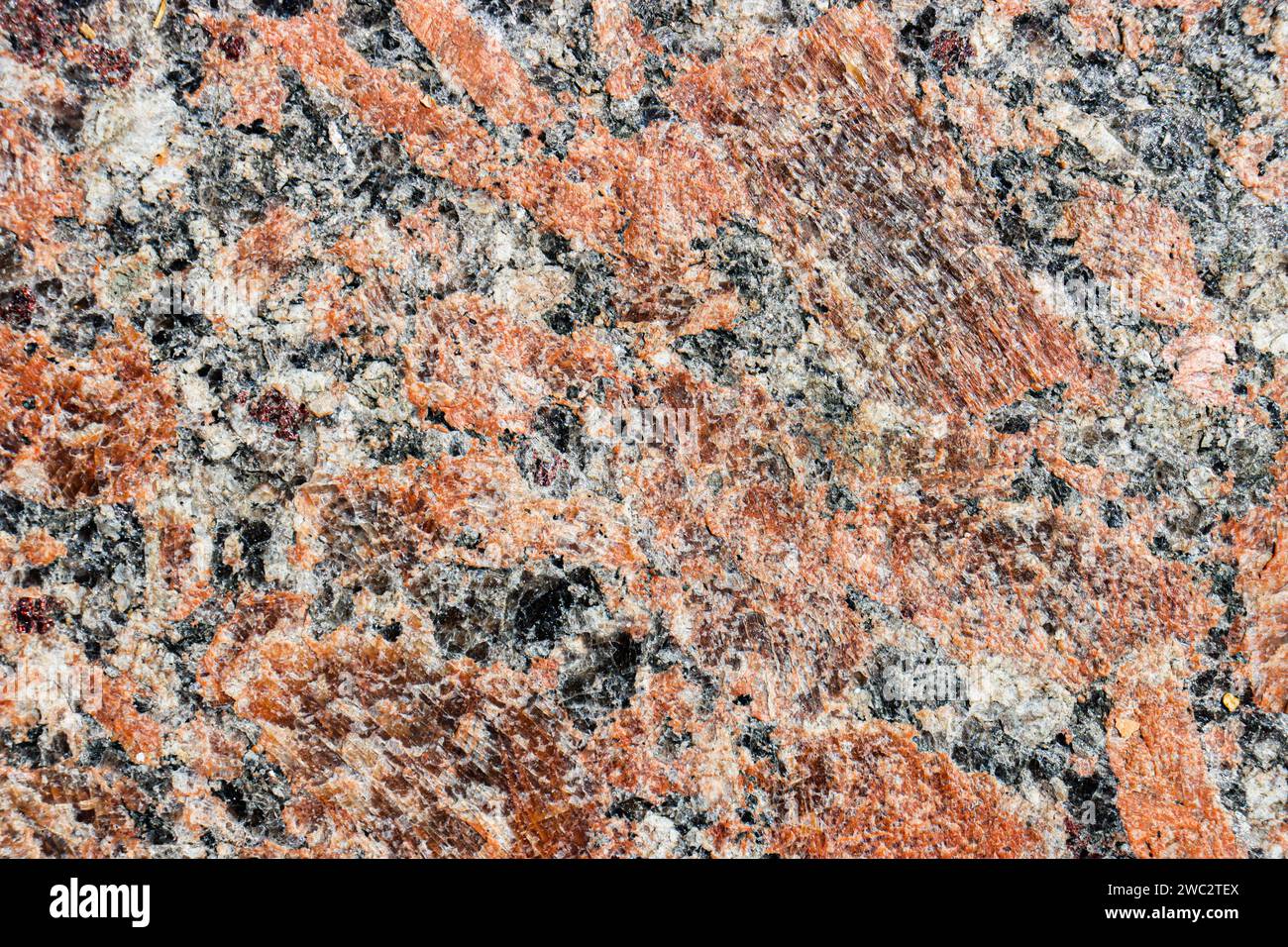 The texture of the granite stone surface in close-up Stock Photo - Alamy