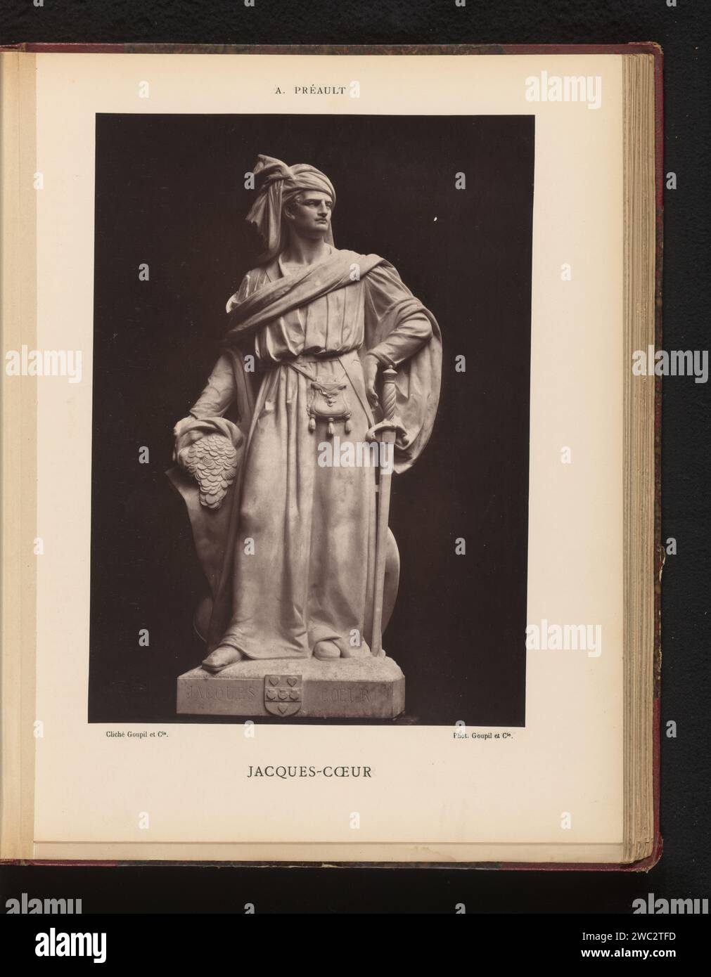 Sculpture by Jacques Cœur by Auguste Préault, Goupil & Cie., After ...
