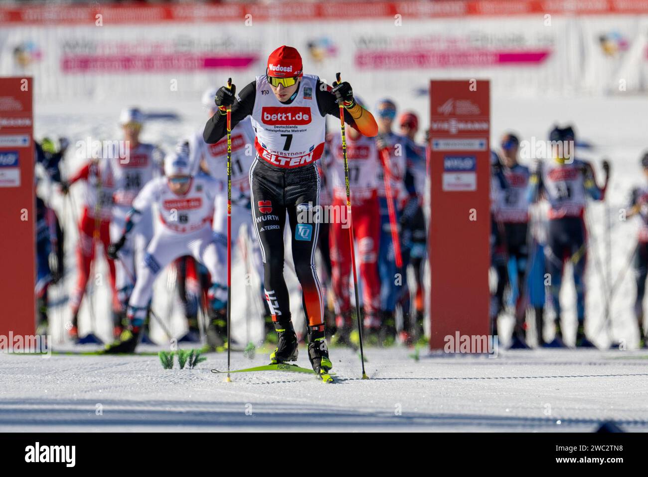Weber Terence of Germany starts the Men?s Individual Gundersen NH/10km ...