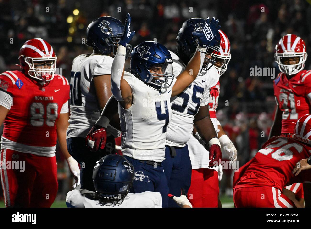 Sierra Canyon Trailblazers running back Dane Dunn (4) during a CIF ...