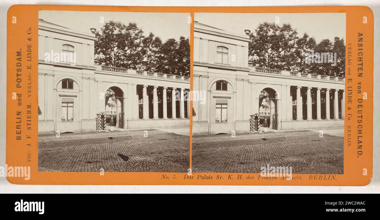 Prinz-Albrecht-Palais in Berlin, Johann Friedrich Stiehm, 1868-1870 ...