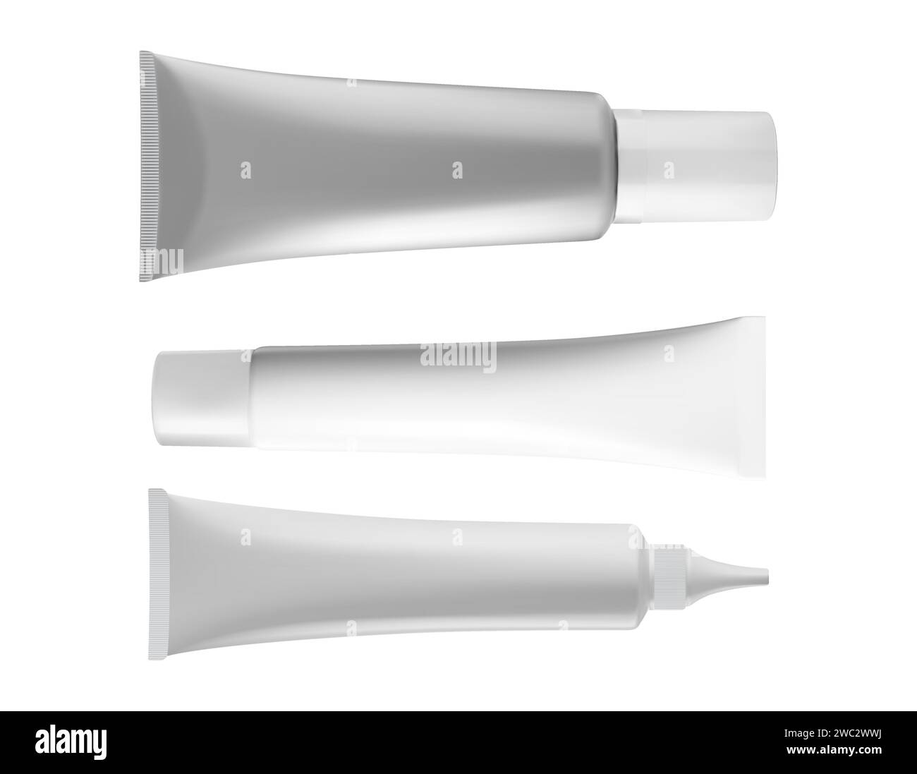 Toothpaste package blank label Stock Vector Images - Alamy