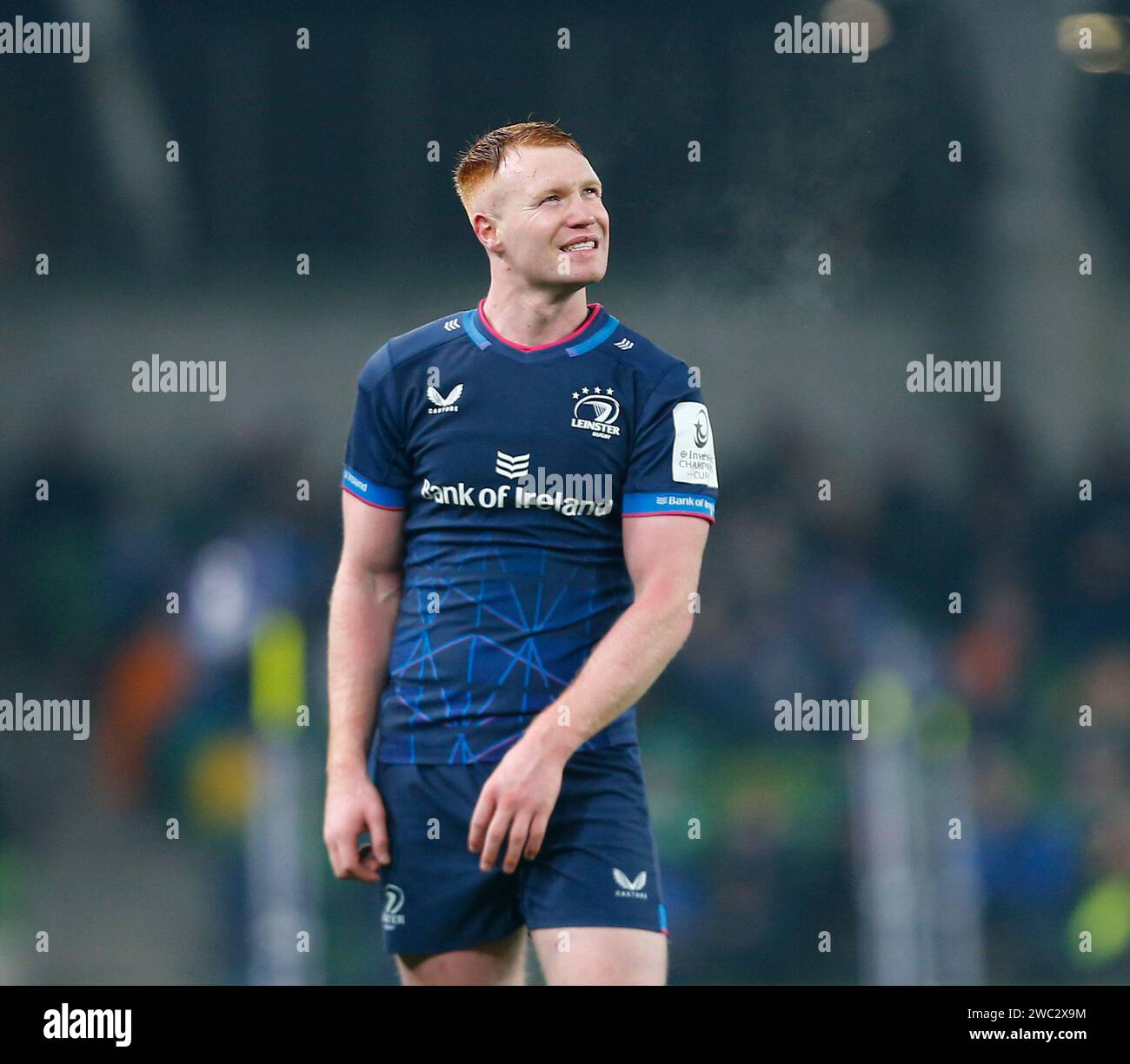Aviva Stadium, Dublin, Ireland. 13th Jan, 2024. Investec Champions Cup ...
