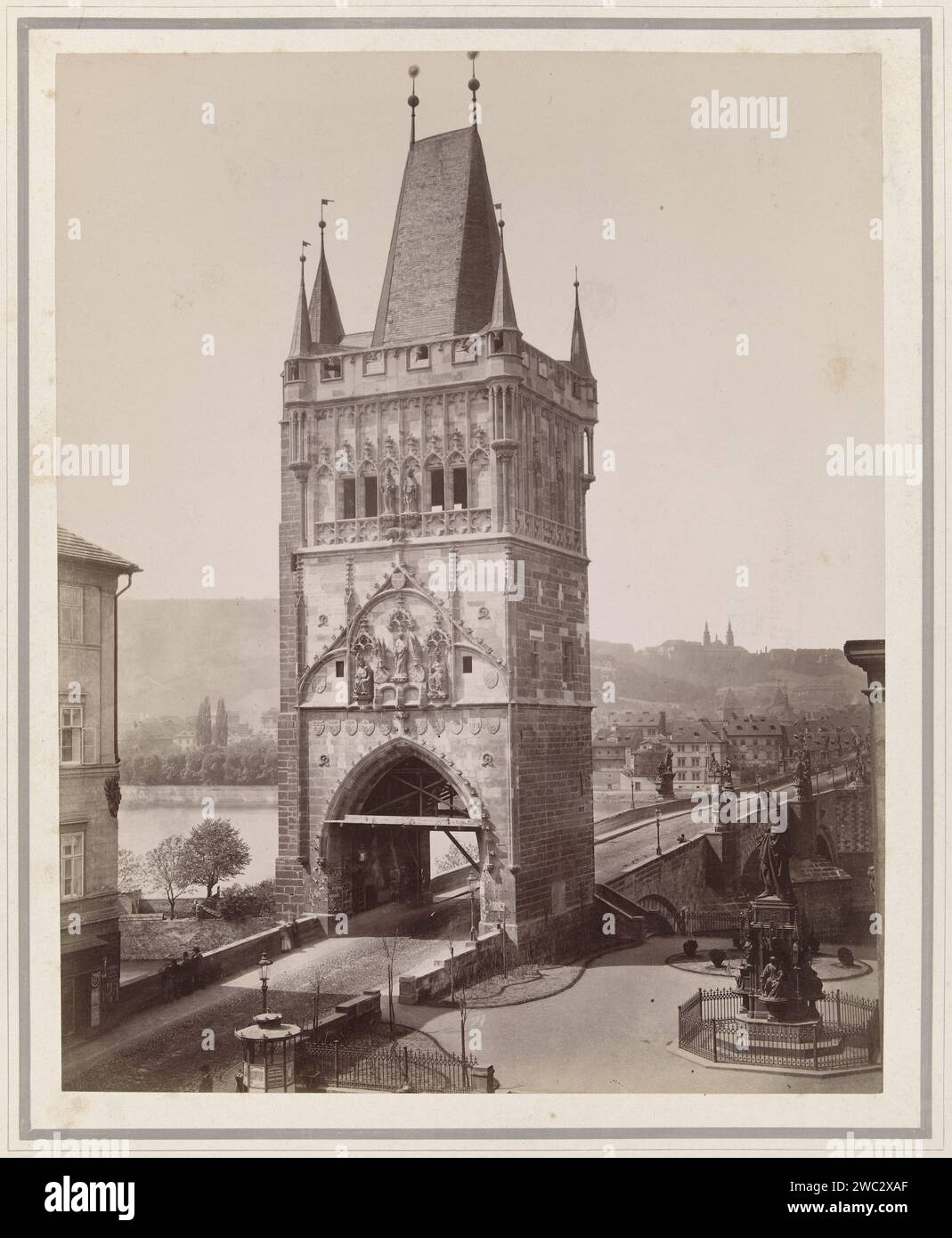 Charles Bridge in Prague, F. Friedrich & K. Preuss (Attributed to ...