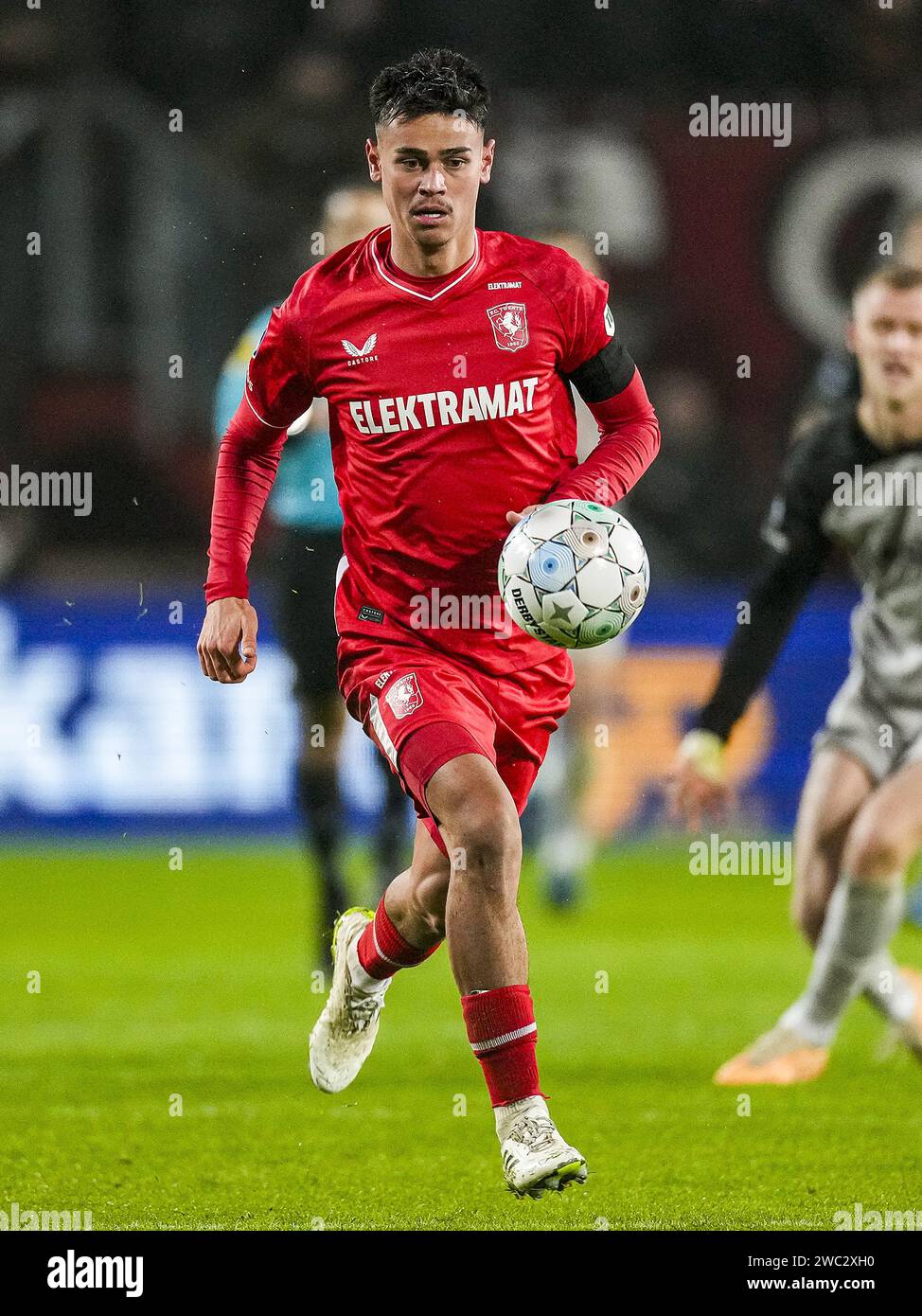 ENSCHEDE - Mees Hilgers of FC Twente during the Dutch Eredivisie match ...