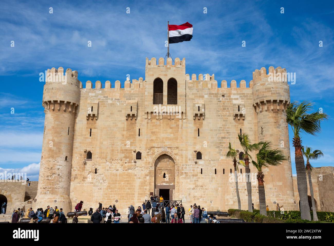 Alexandria, Egypt - Jan 29, 2021: The Citadel of Qaitbay (or the Fort ...