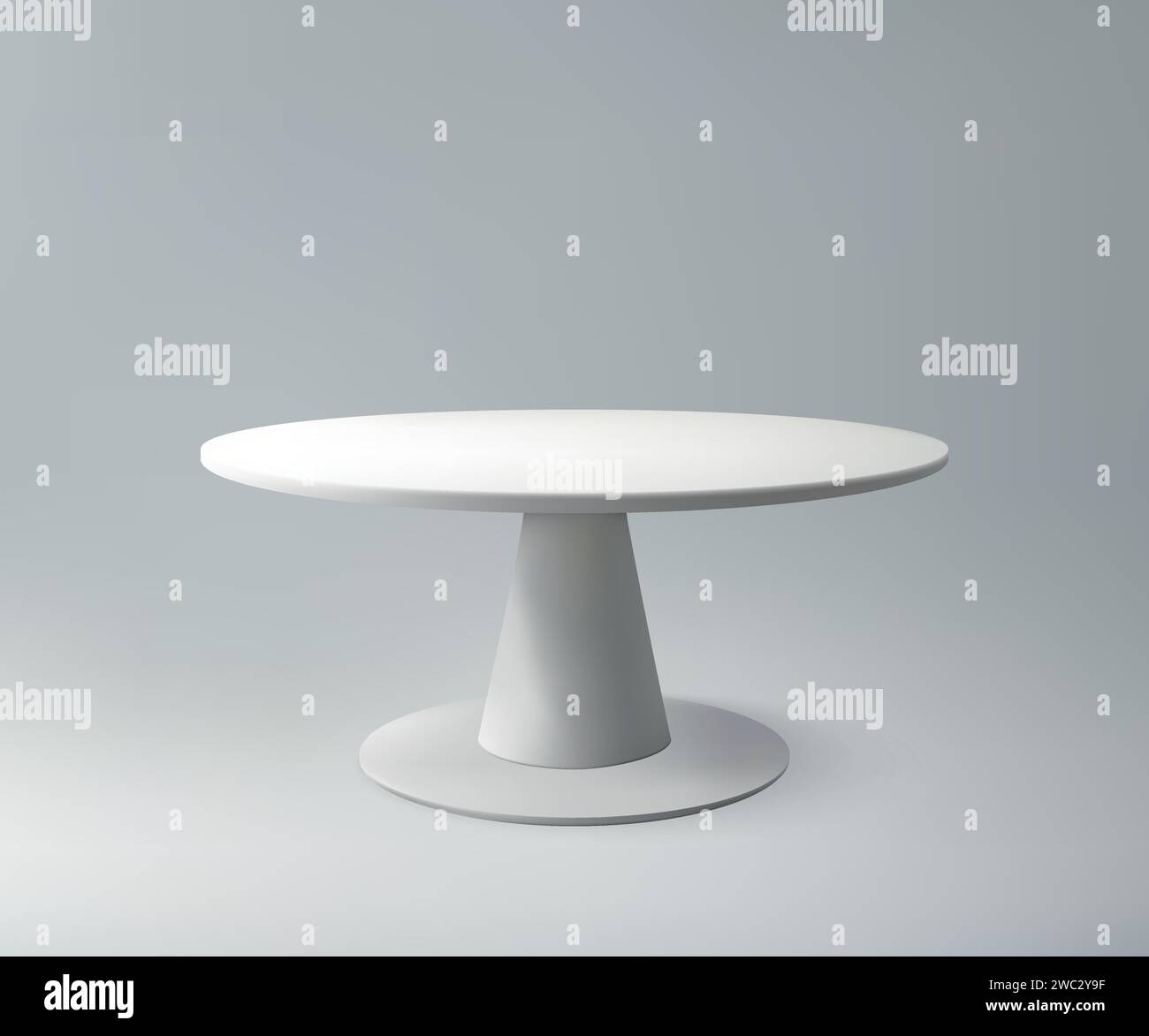 3d Modern Table mockup. Template for Object Presentation. Vector ...