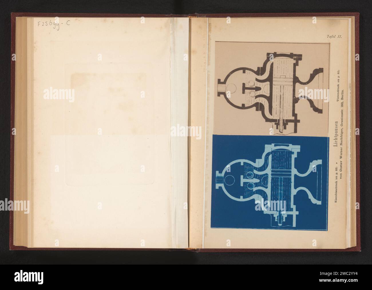 Diameter of a machine, Gustav Werner, 1885 - 1890 photograph paper ...